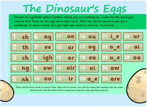 Dino Eggs - TeachingCave.com - TeachingCave.com