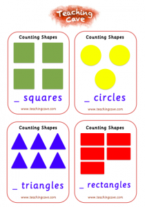 Counting shapes - TeachingCave.com - TeachingCave.com