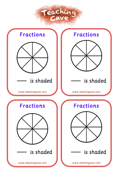 fractions pie - TeachingCave.com - TeachingCave.com