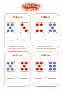 Adding dice - TeachingCave.com - TeachingCave.com