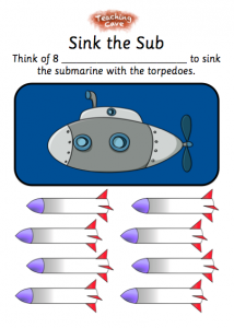sink the sub - TeachingCave.com - TeachingCave.com