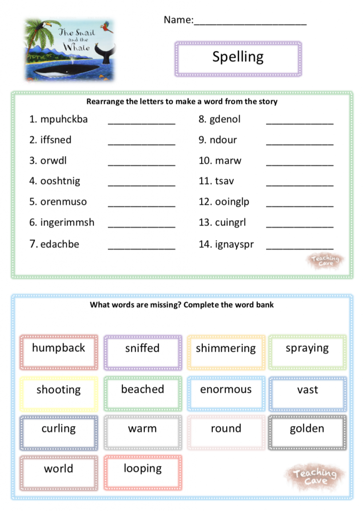 spellingsw2 - TeachingCave.com - TeachingCave.com