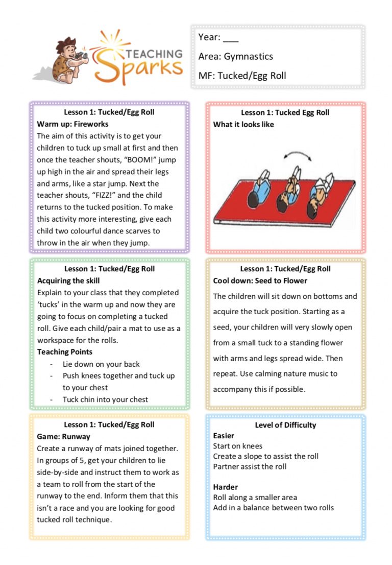 Gymnastics 1-3 - TeachingCave.com - TeachingCave.com